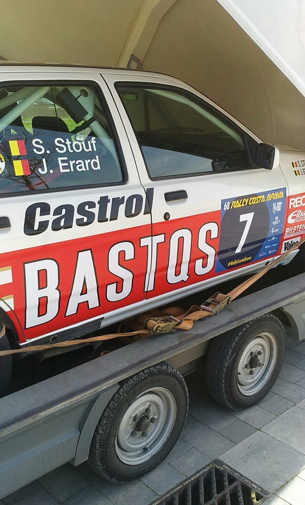Voor Stefaan Stouf geen Spa Rally of Rallye de...