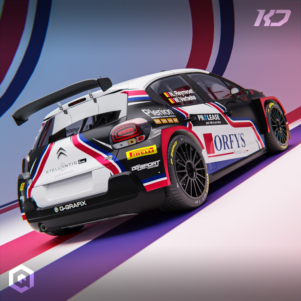Nieuwe livery voor de Citroen C3 Rally 2 van... - Omloop van Vlaanderen