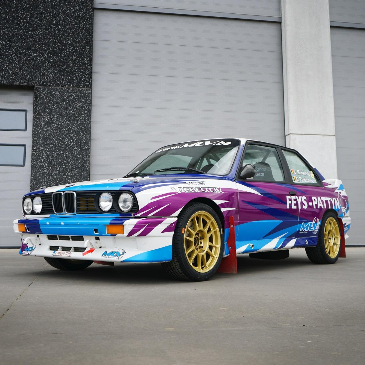 Nieuwe livery voor de Bmw E30 M3 van Christophe Merlevede - RALLYLOVERS