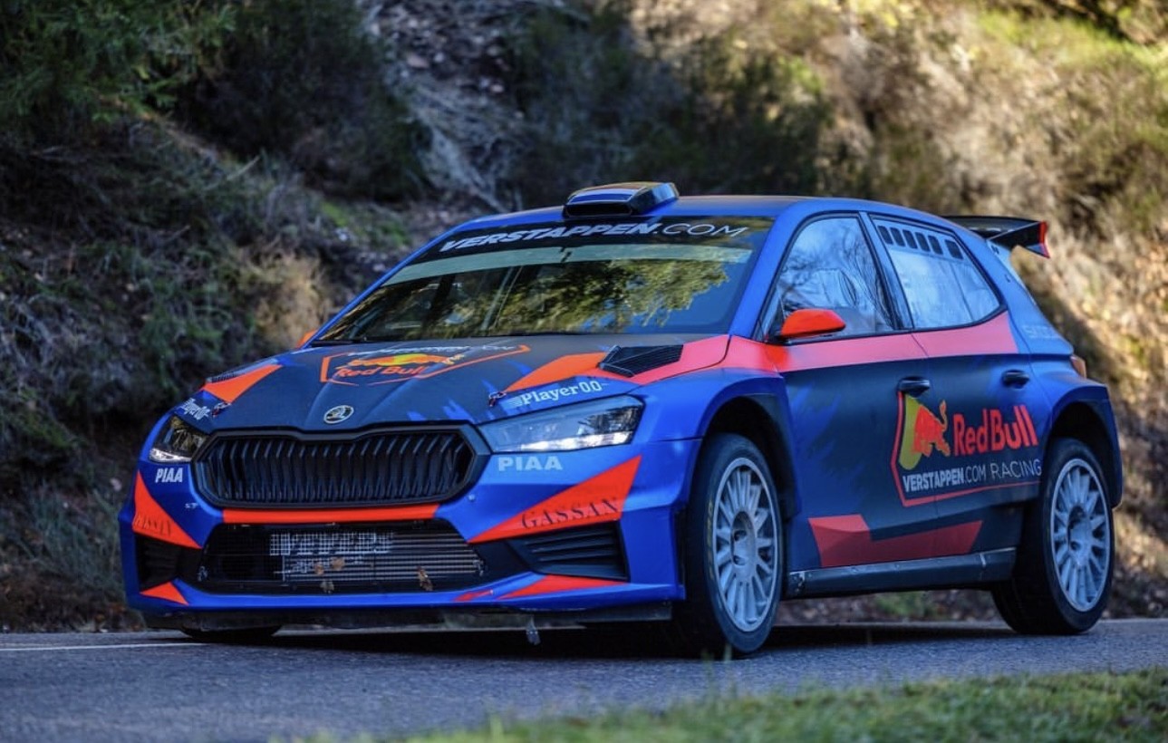 Geslaagde livery voor de nieuwe Skoda Fabia Rally 2 van Jos Verstappen ...