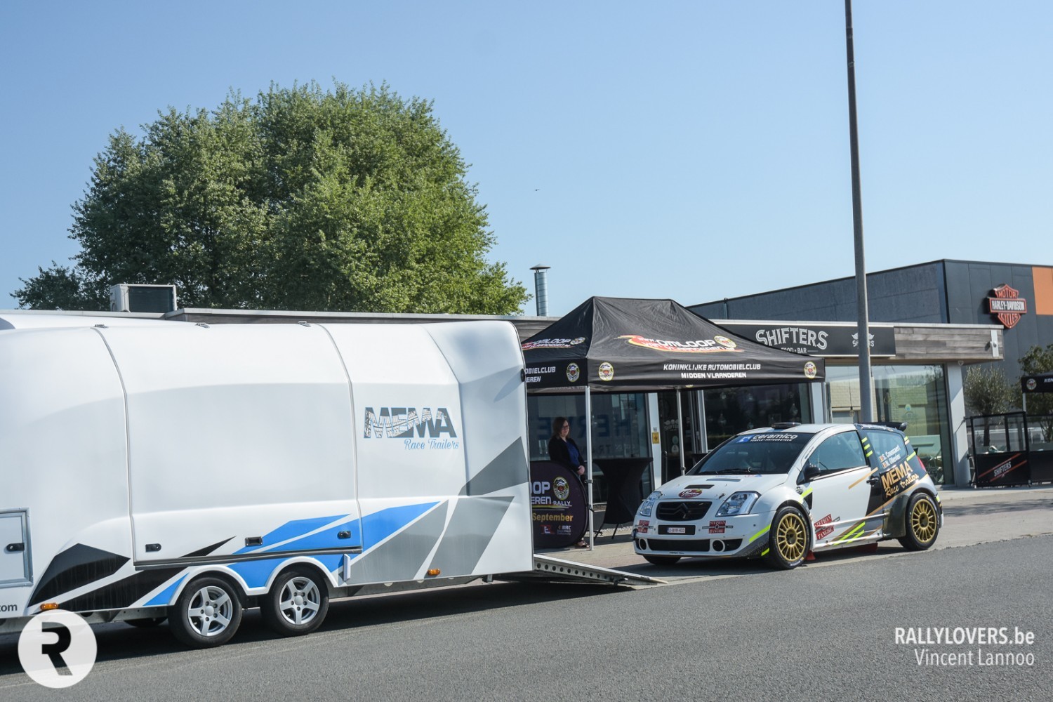 2023 - Steve Coussaert met MEMA Race Trailers Citroen C2 Super 1600 in ...